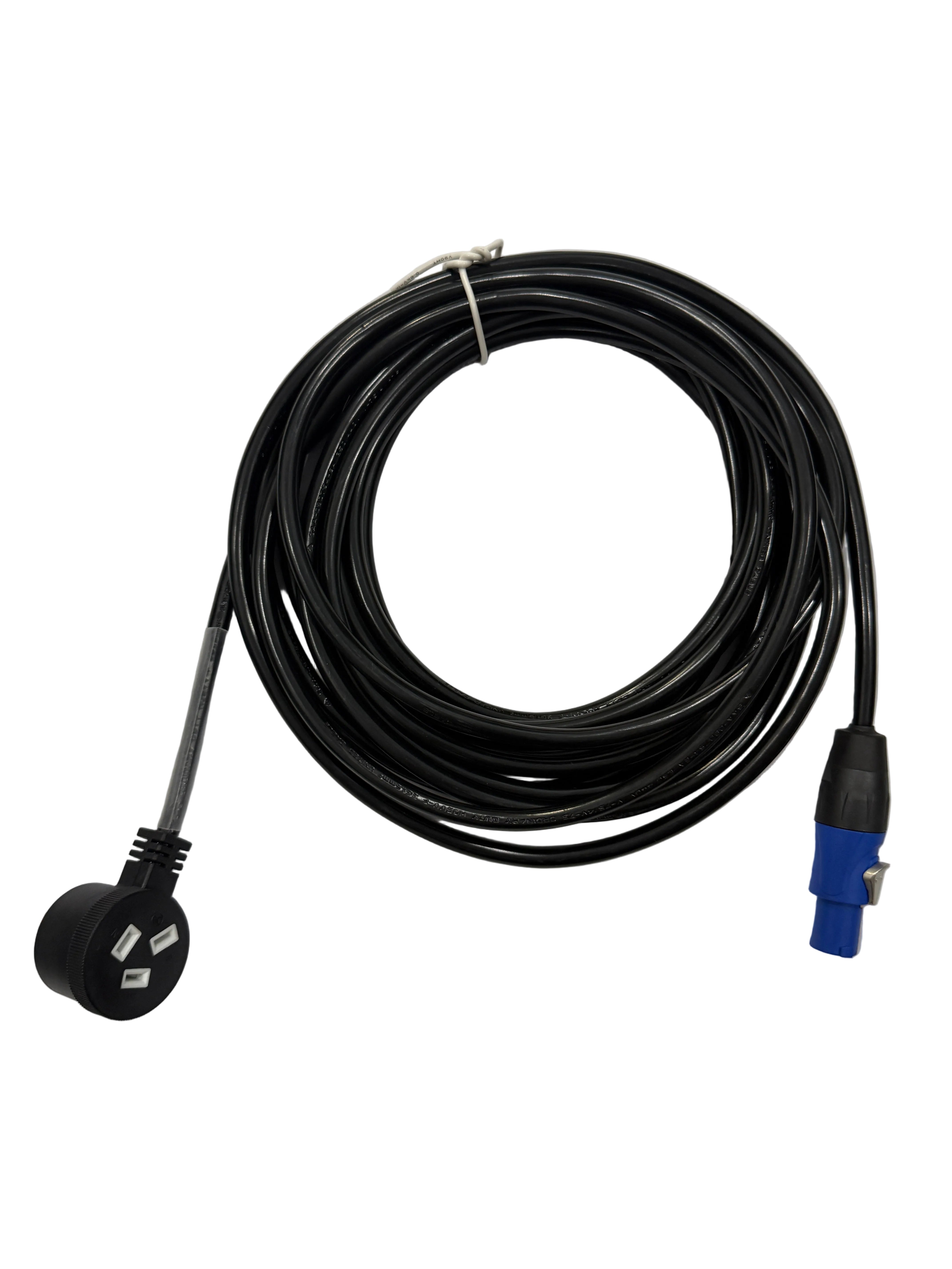 5m Piggy Back Plug with Amphenol PowerCON Power Cable