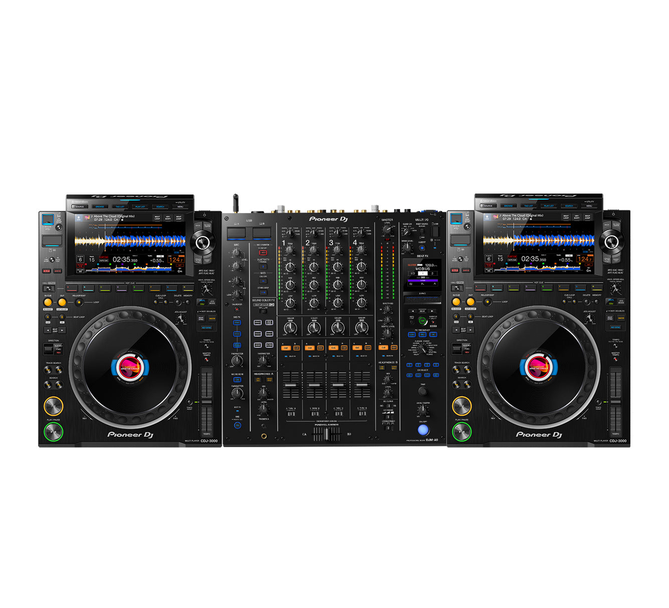 PioneerDJ Pro Club Setup (CDJ-3000 & DJM-A9 hire)